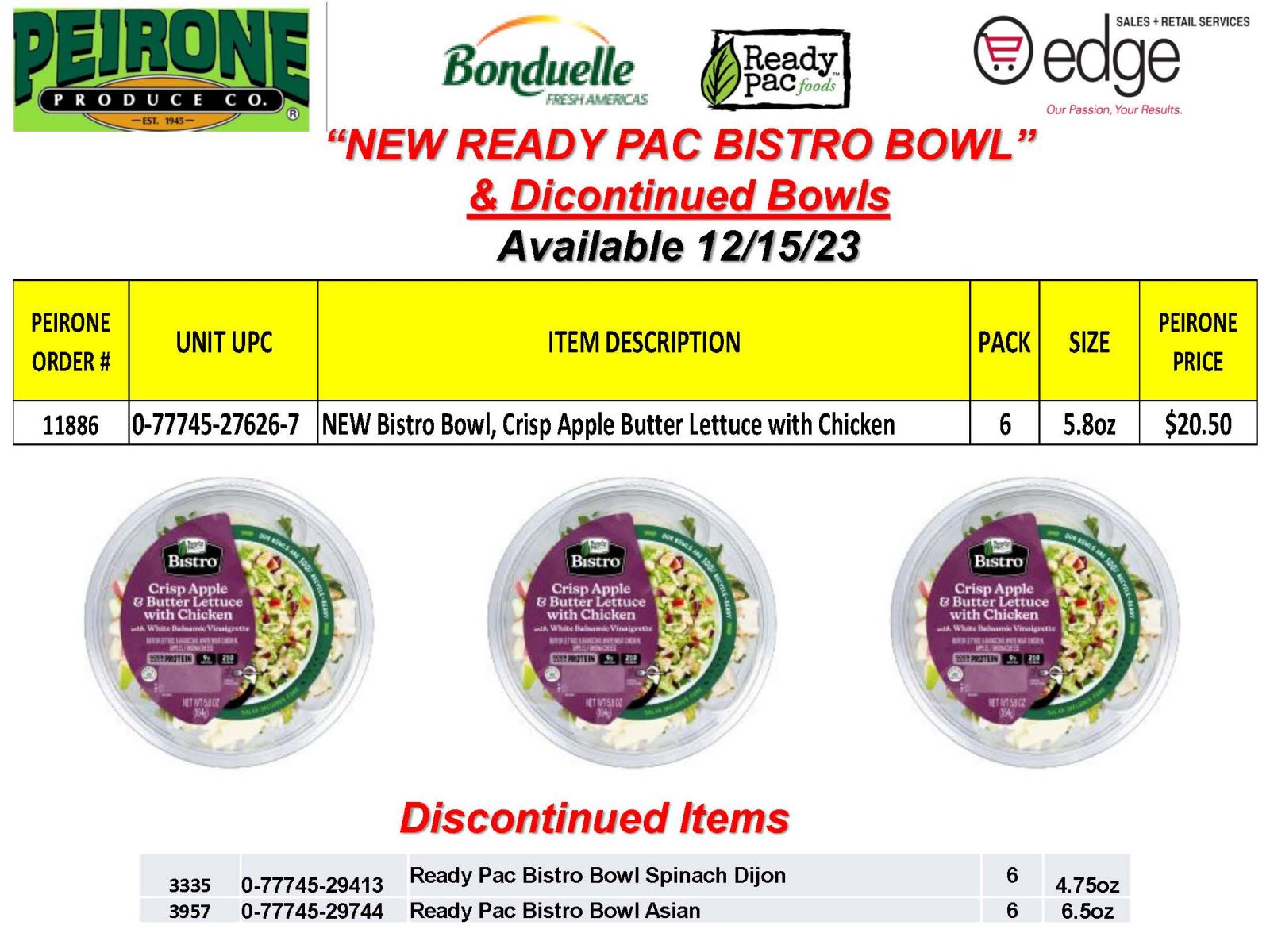 What's New & Upcoming? > Peirone Produce